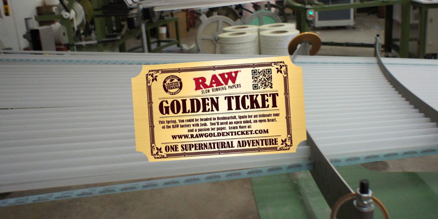 RAW Paper's Announces Details On Their "Golden Ticket" Sweepstakes ...